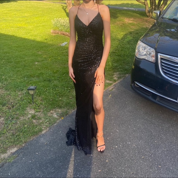 Dresses | Black Tie Prom Dress | Poshmark